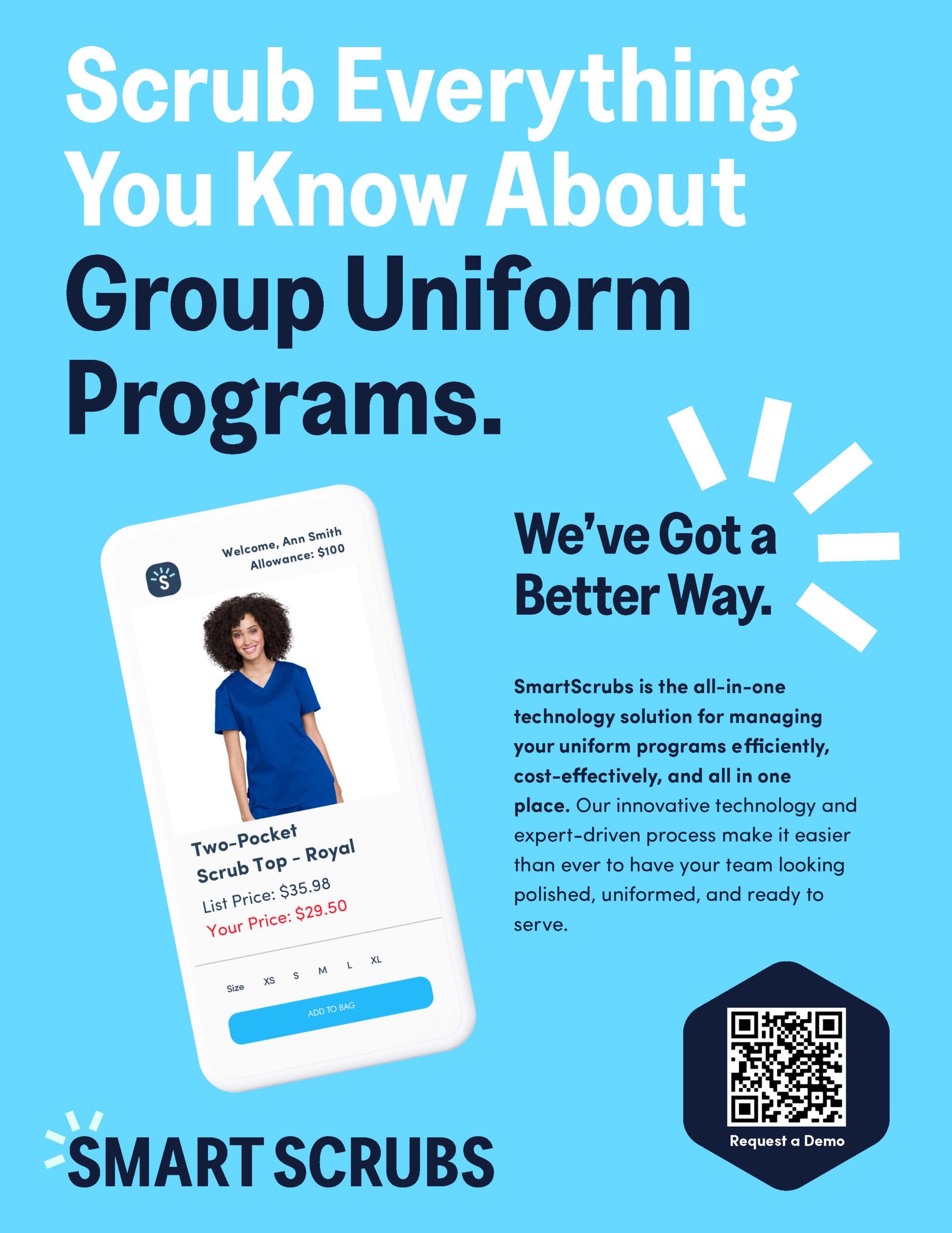 Scrub Everything You Know About Group Uniform Programs - Smart Scrubs Scrub Everything You Know About Group Uniform Programs - Smart Scrubs
